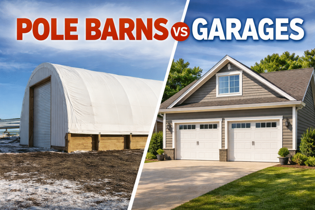 Pole Barn vs Garage: Which Should You Build? | ND Guide